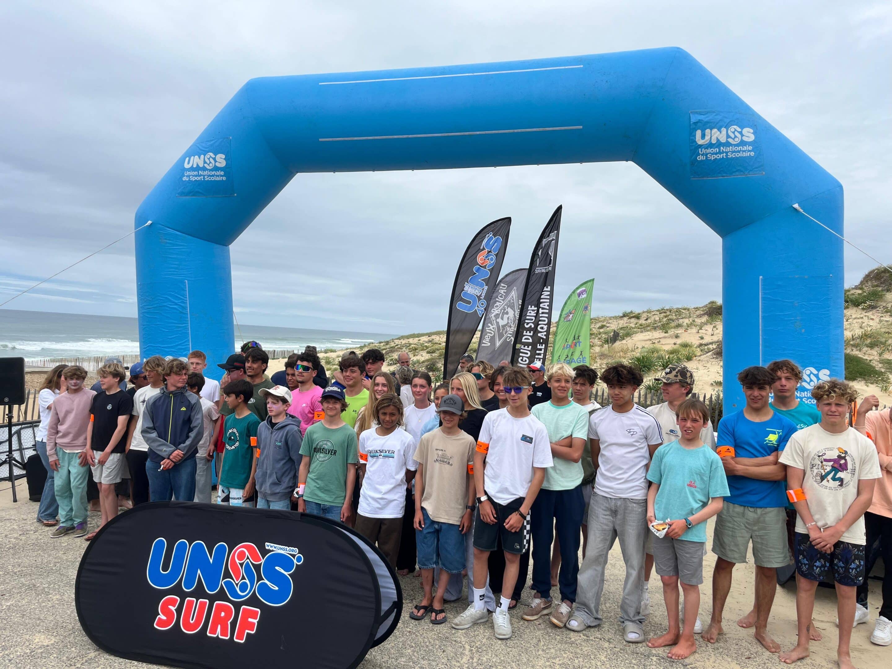 Le Championnat de France UNSS de Surf à Soustons